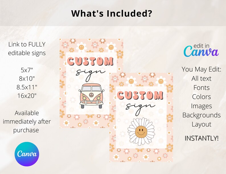 Groovy Birthday Sign Retro Birthday First Birthday - Etsy