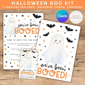 Printable Halloween Boo Kit Instant Download Templates, You've Been ...
