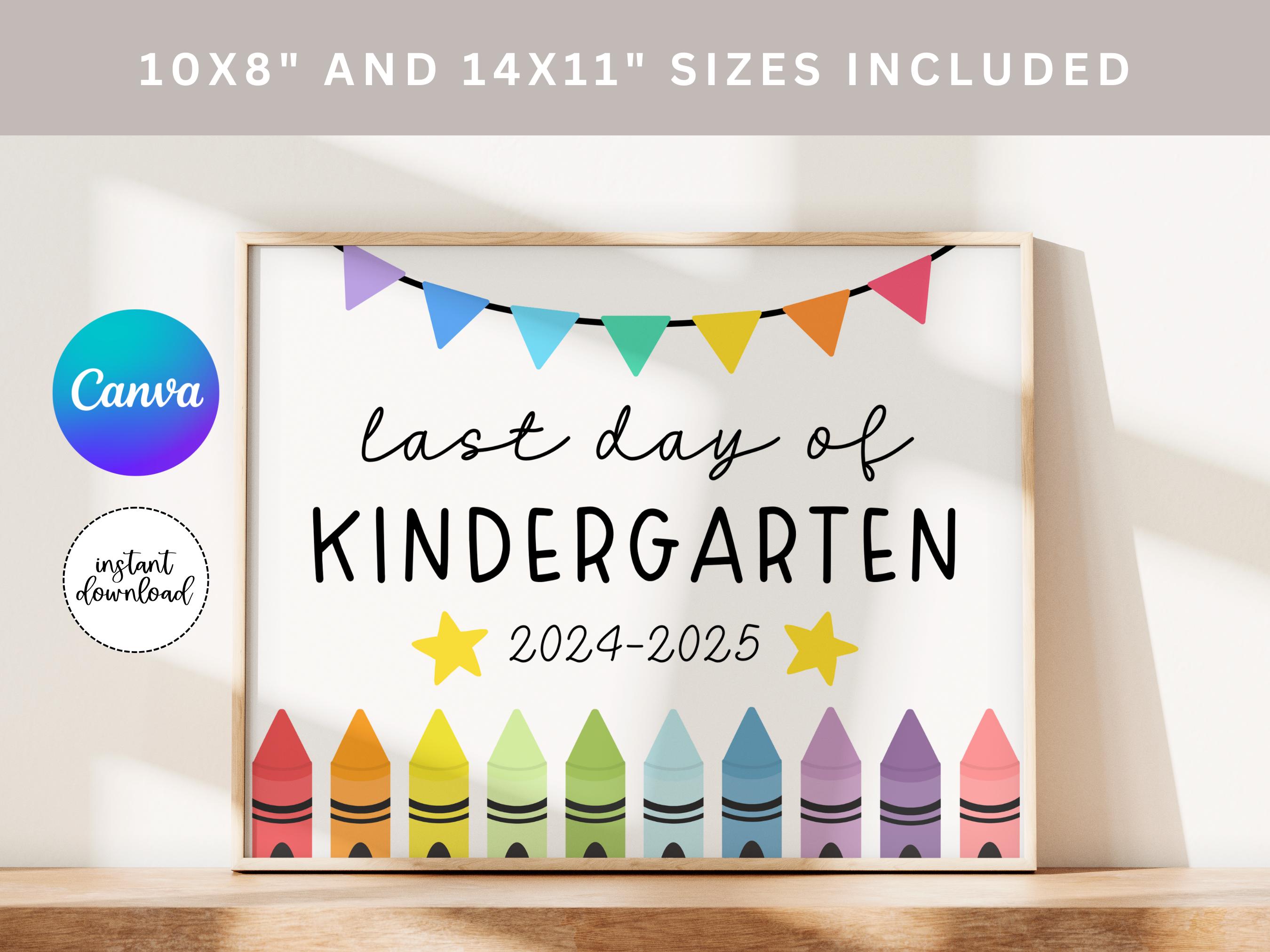 Printable Last Day of School Sign, Last Day of School, Instant Download ...