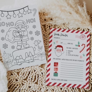 Printable Christmas Letter | Instant Download | Christmas List | Letter ...
