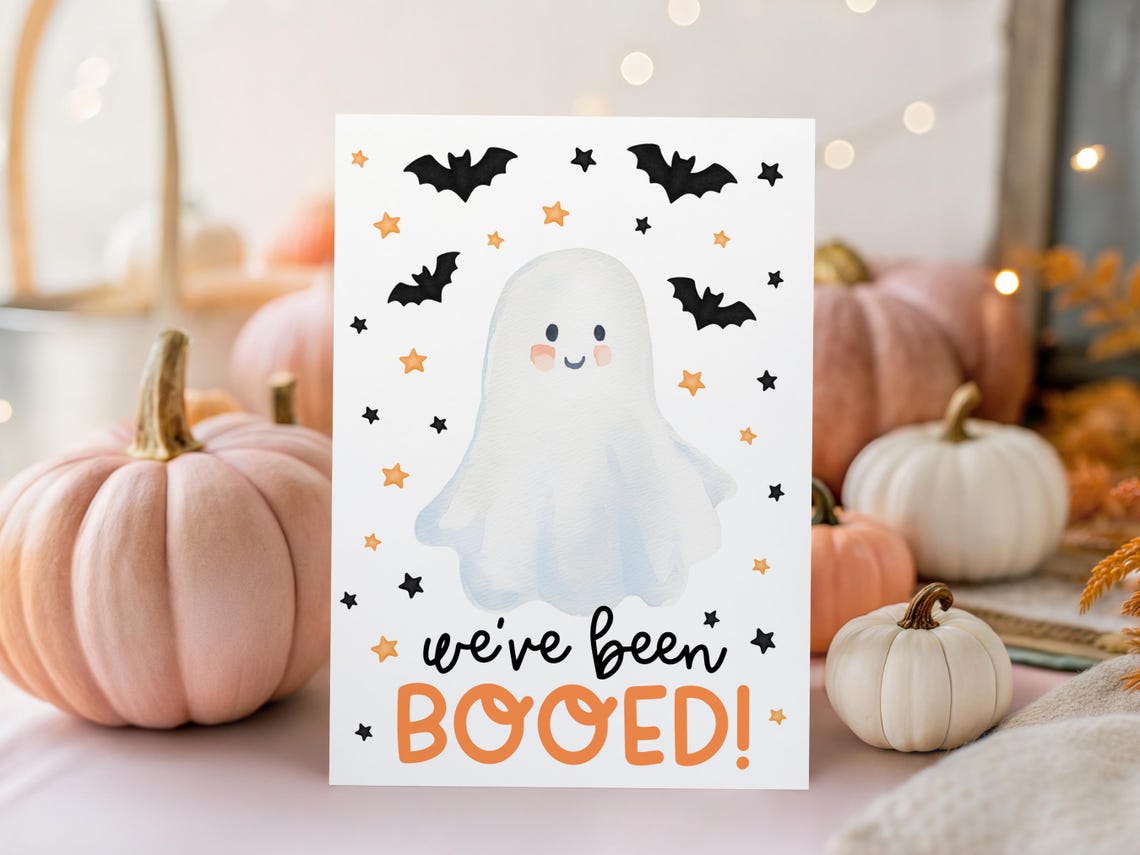 Printable Halloween Boo Kit Instant Download Templates, You've Been ...