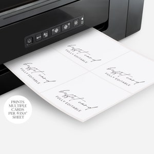 Buffet Card Template, Editable Food Card, Buffet Tent Card, Buffet ...