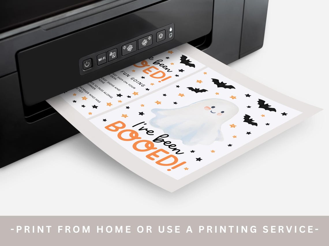 Printable Halloween Boo Kit Instant Download Templates, You've Been ...