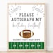 Football Birthday, Autograph My Ball, Instant Download, Autograph Guest ...