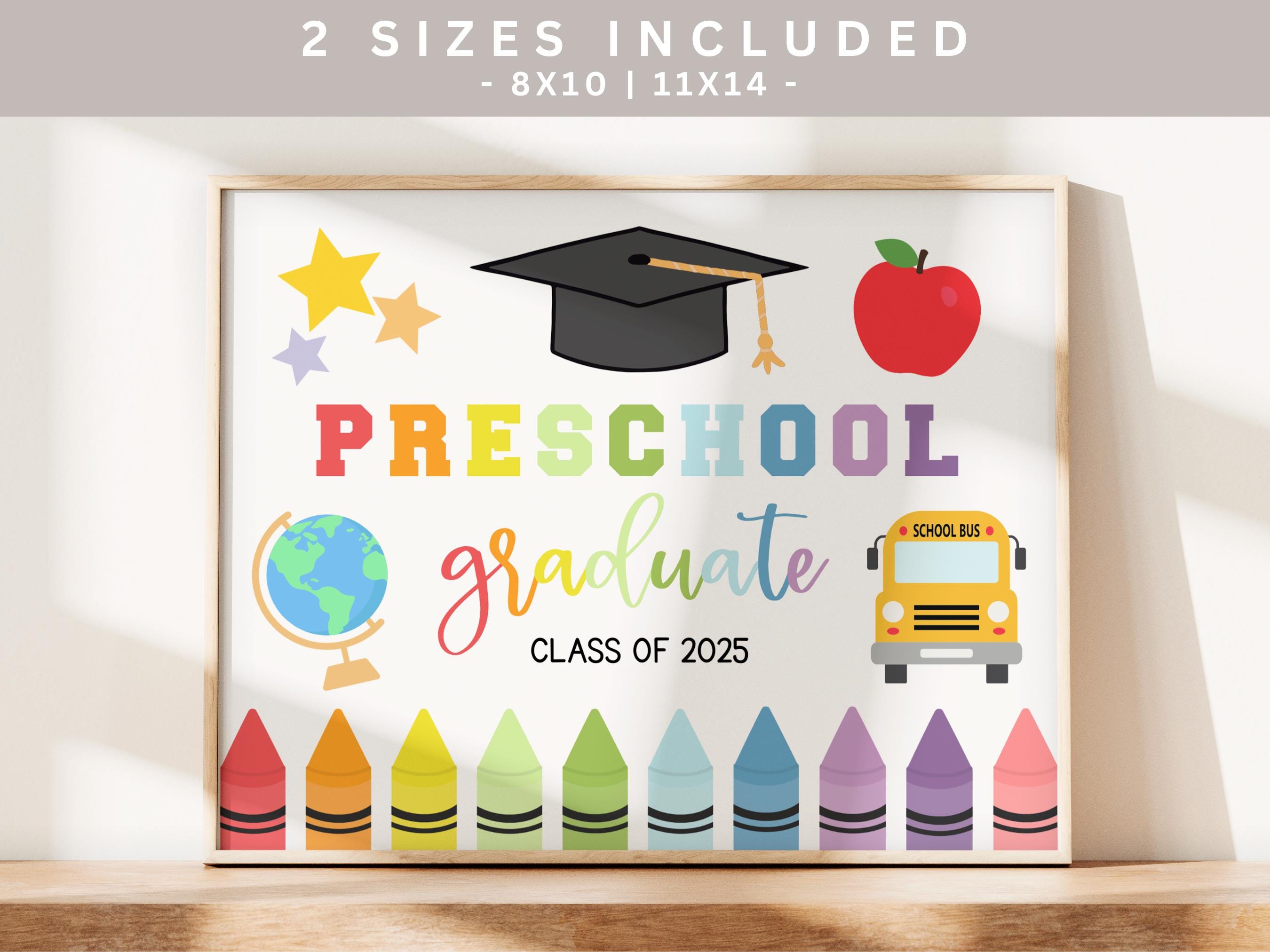 Printable Preschool Graduation Certificate, Preschool Graduate ...