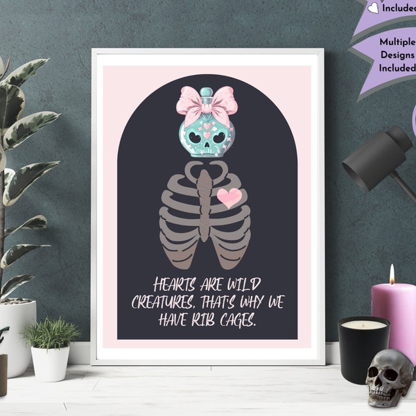 Cute Goth Art Prints - Etsy