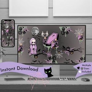 goth desktop background