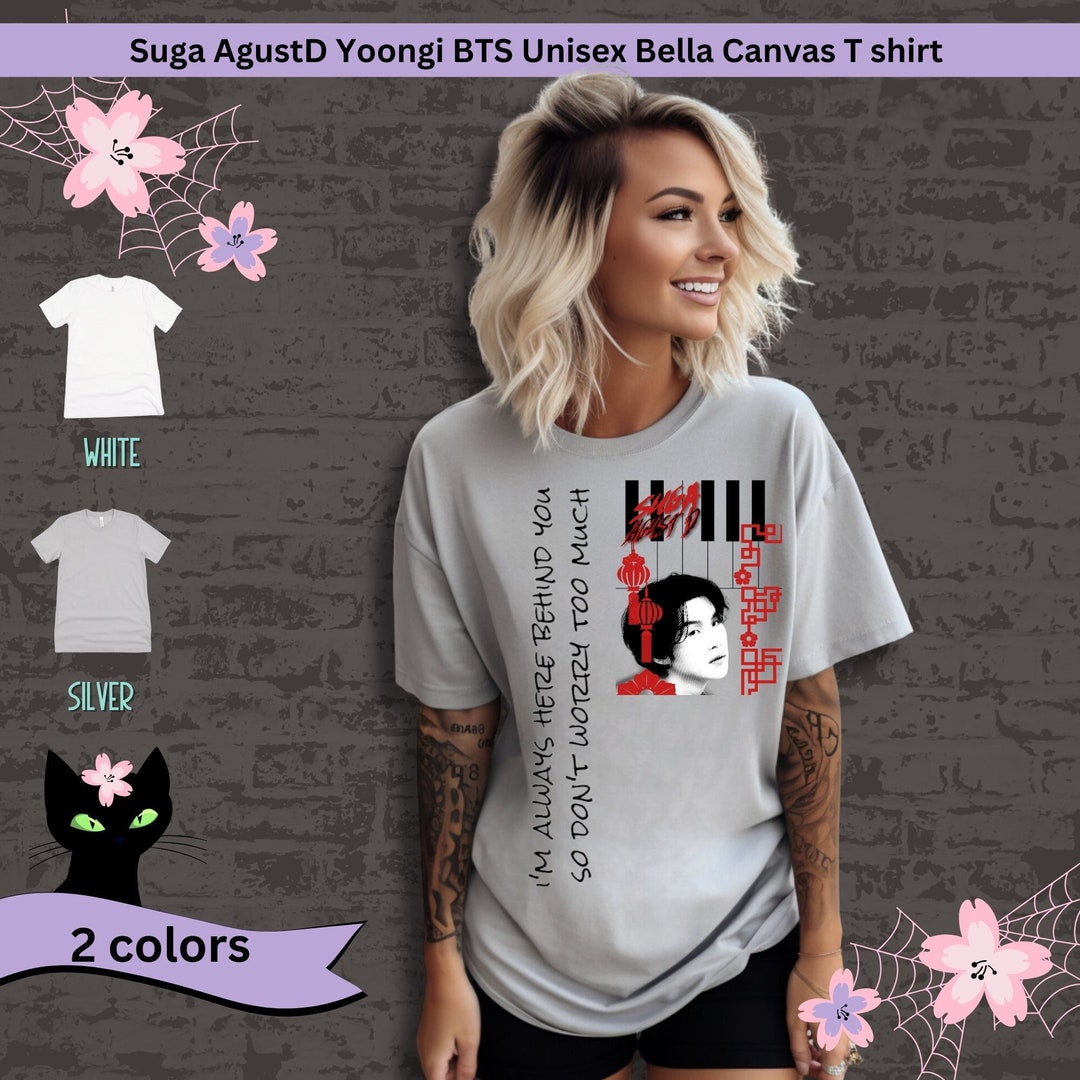 BTS Suga Shirt Agust D Yoongi K-pop Gift BTS Fan BTS Merch Suga Bias ...