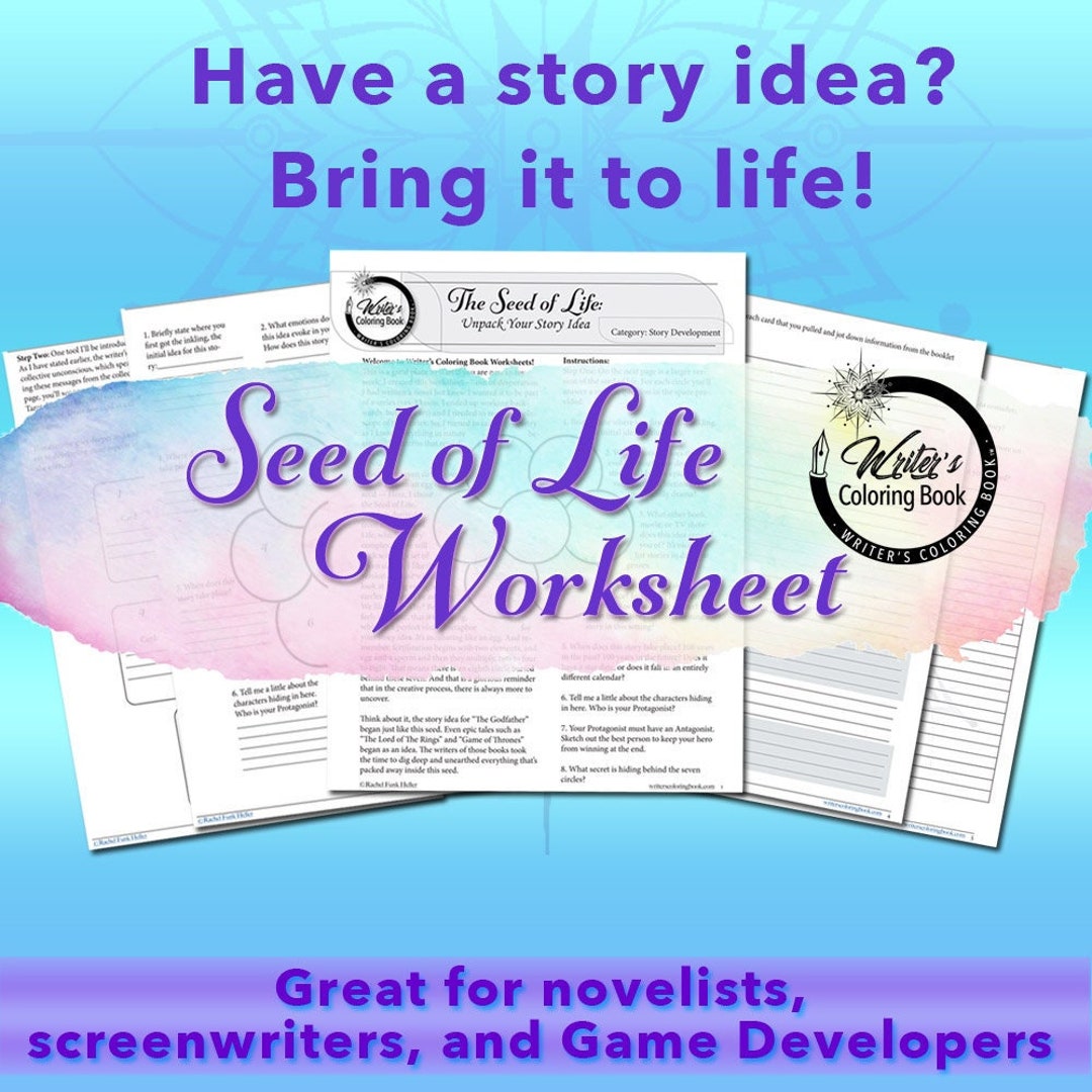 Story Development Worksheet - the Seed of Life - Etsy