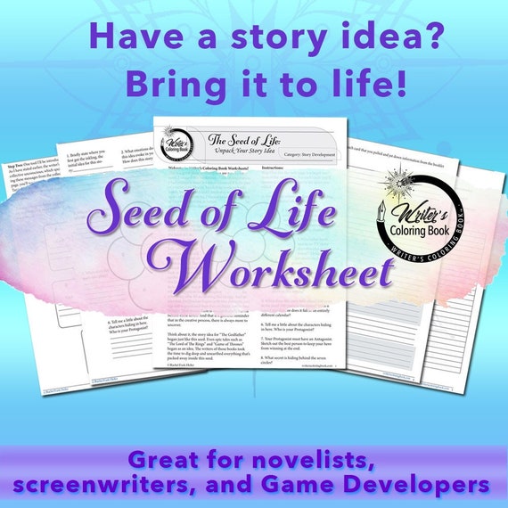 Story Development Worksheet the Seed of Life - Etsy
