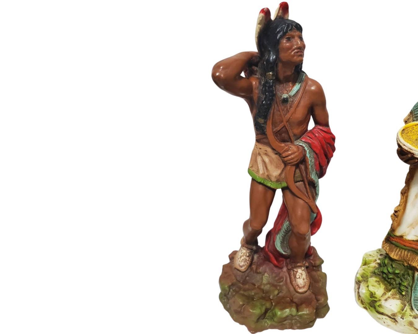 Universal Statuary Corp 1976&1980 Native American Figures - Etsy
