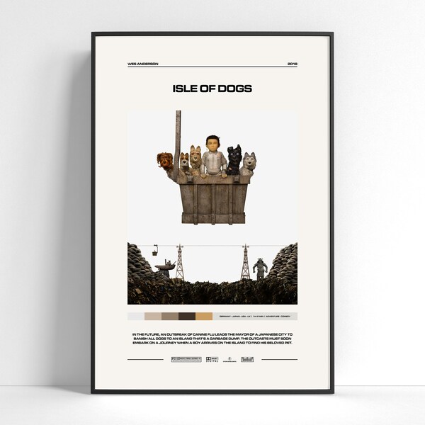 Isle of Dogs Poster - Etsy
