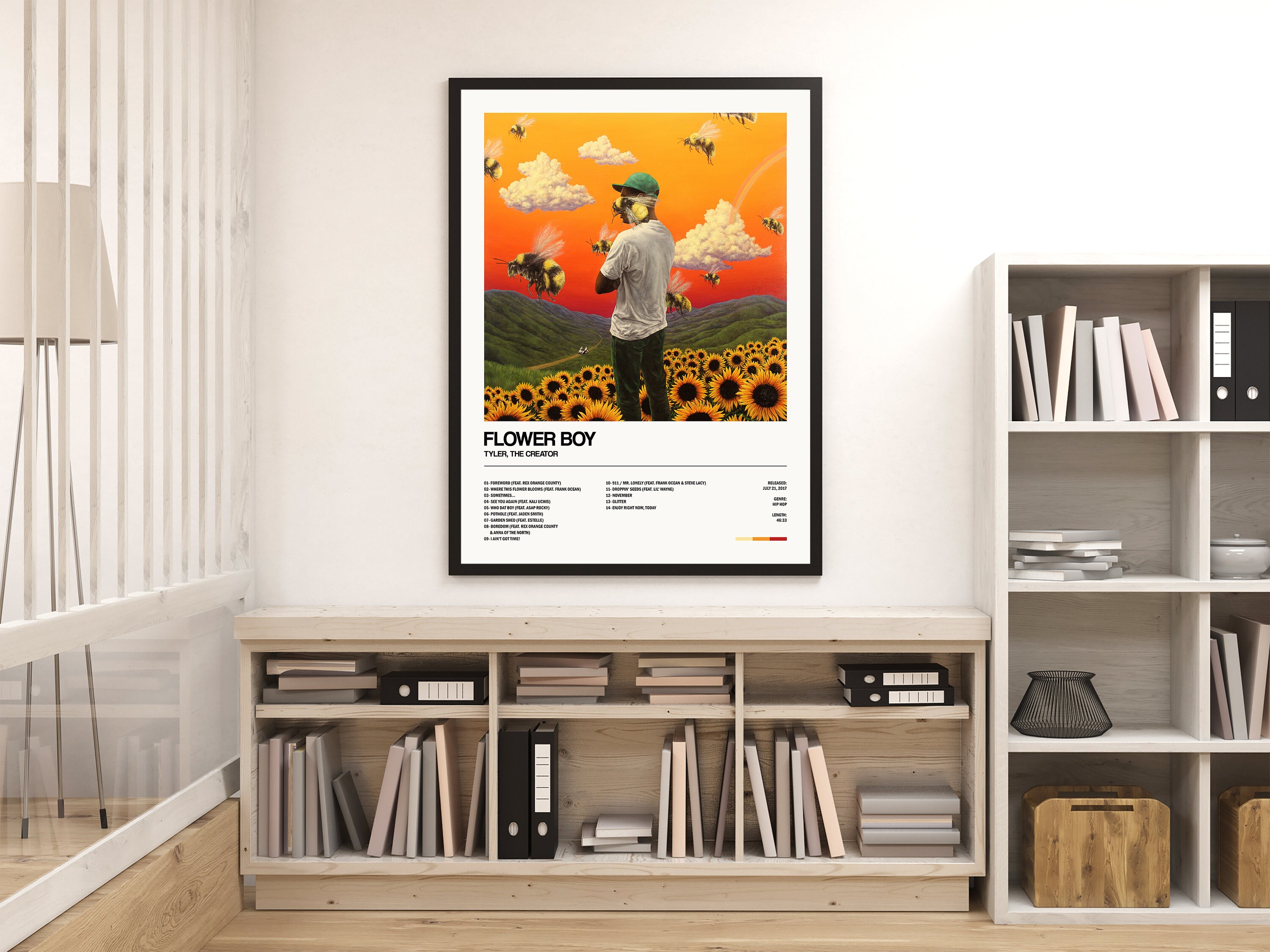 Flower Boy, Tyler the Creator, Flower Boy Print, Flower Boy Album ...