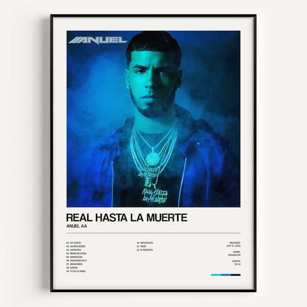 Real Hasta La Muerte Album Cover - Etsy