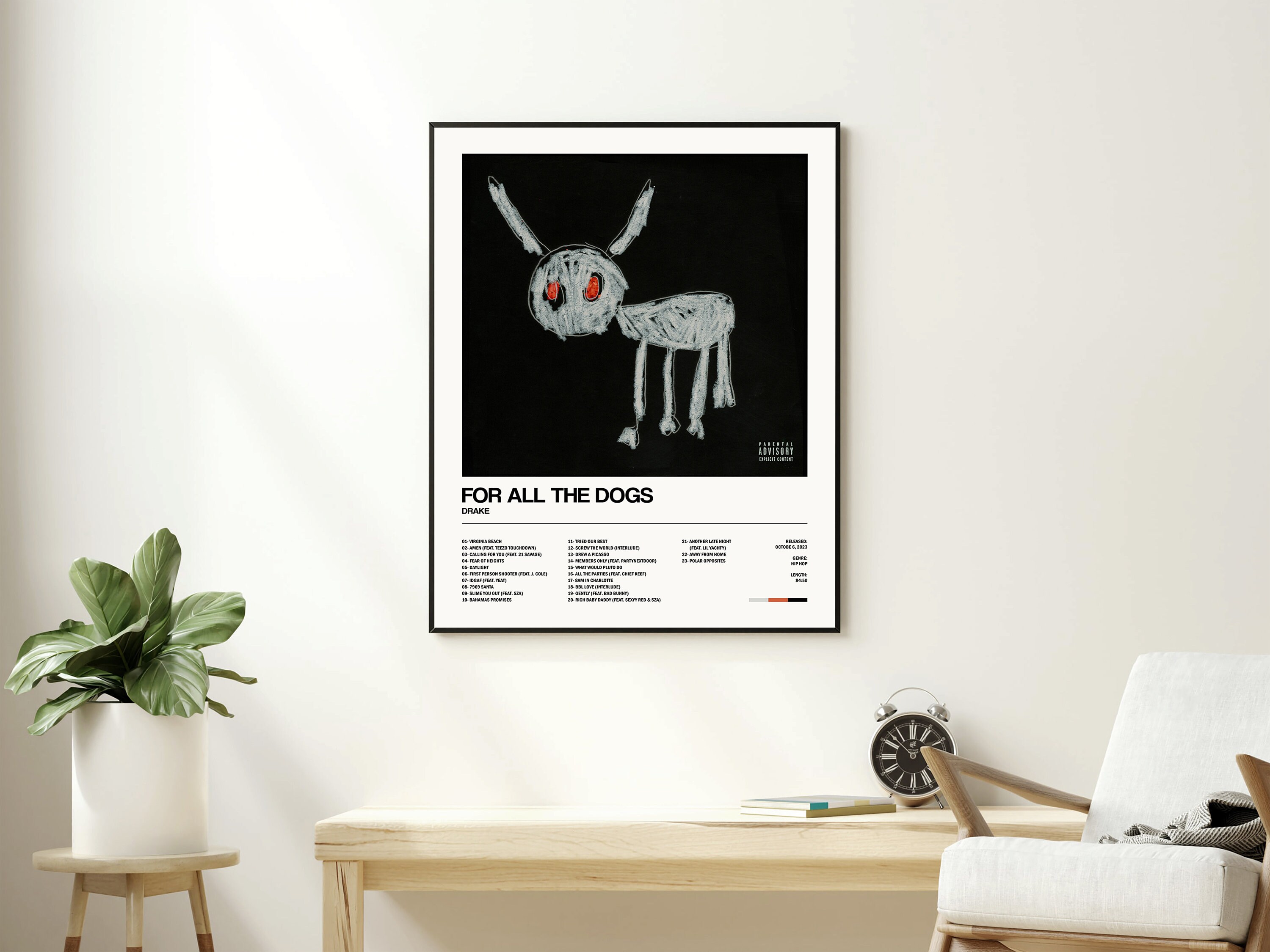 For All the Dogs, Drake, for All the Dogs Print, for All the Dogs Album ...