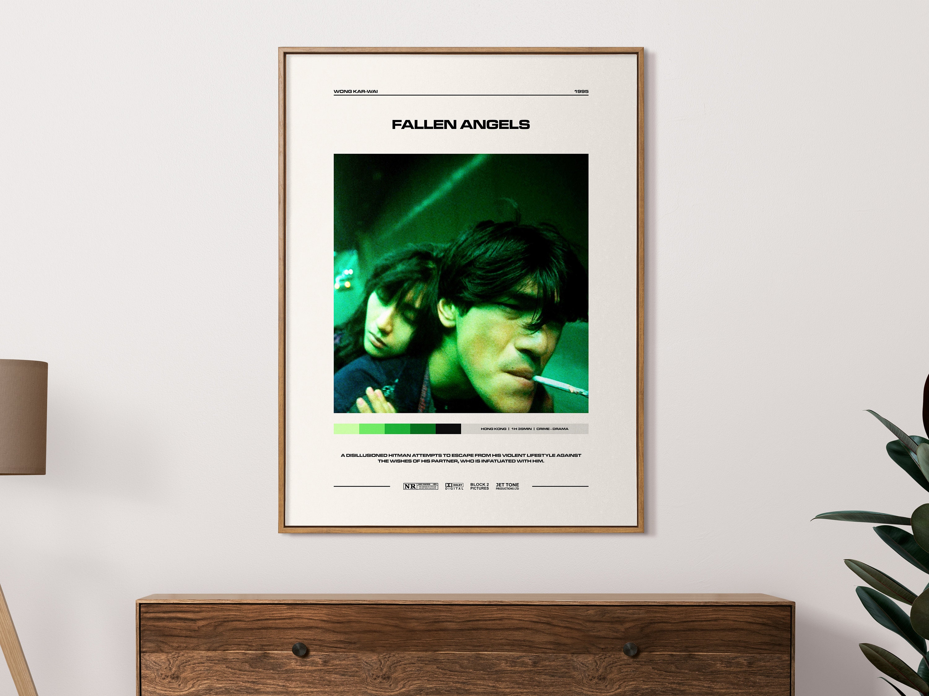 Fallen Angels - Wong Kar-wai | Minimalist Movie Poster