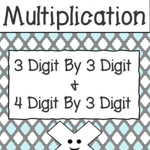 5th Grade Multiplication Worksheets, Tests, Multiplying 3 by 3 Digits ...