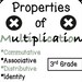 Properties of Multiplication 3rd Grade Math Worksheets - Etsy