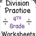 4th Grade Long Division Math Practice Worksheets - Etsy