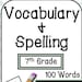 Spelling - No-excuse Words Spelling - 21 Unit Student PDF Printable ...