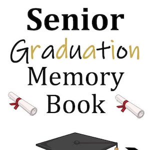 2025 High School Graduation Memory Keepsake Book, Graduation Gift ...