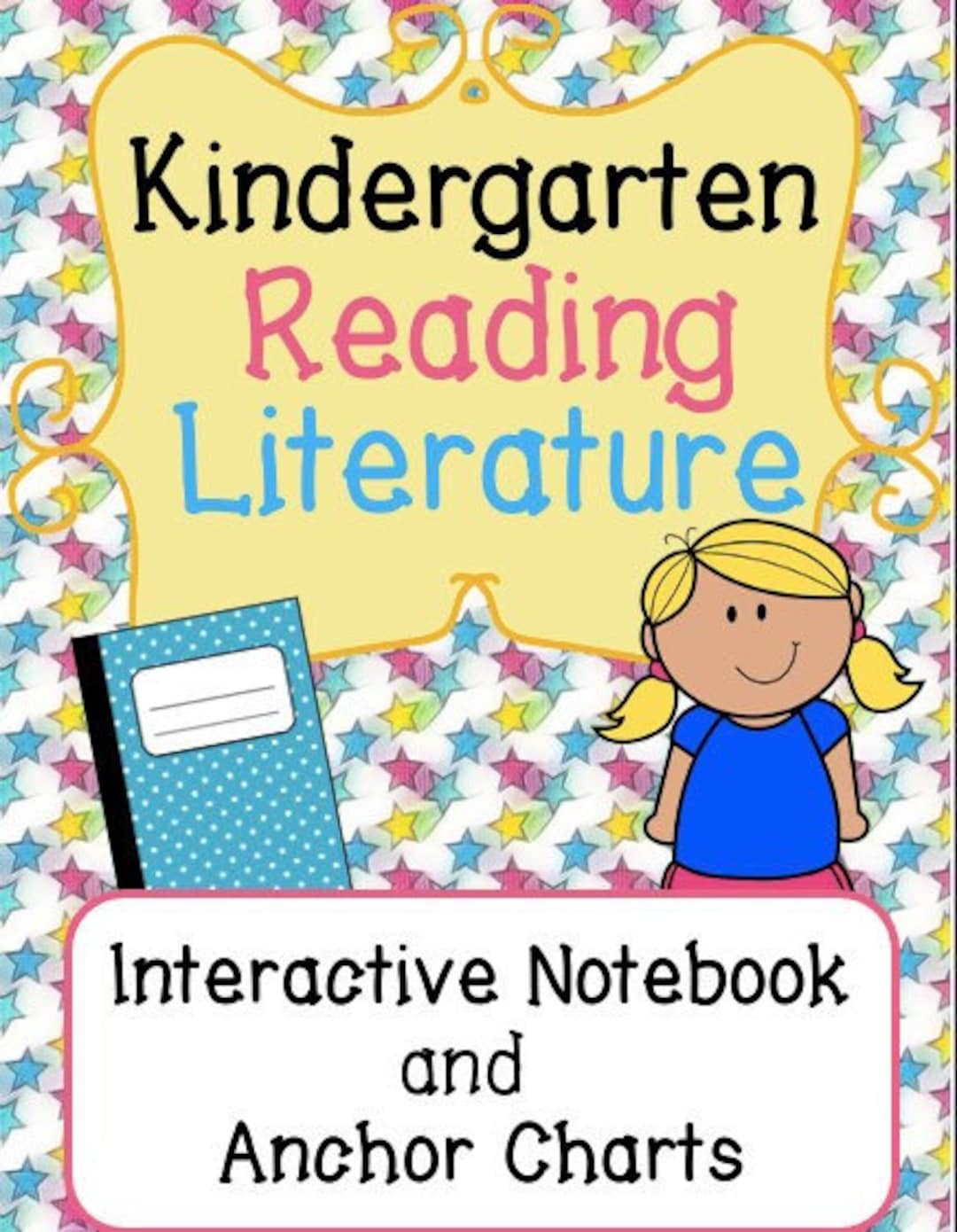Kindergarten Reading Literature Interactive Notebook & Anchor Charts ...