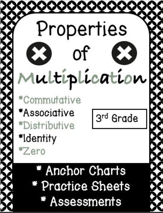 Hoja De Trabajo De Propiedades De Multiplicación