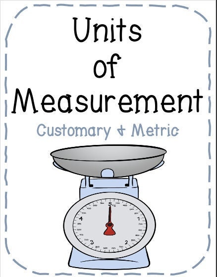 Units Of Measurement Clipart