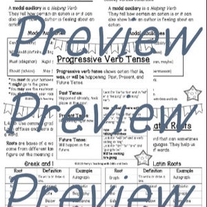 4th Grade Language Anchor Charts Language Arts, Test Prep, CCSS, State ...
