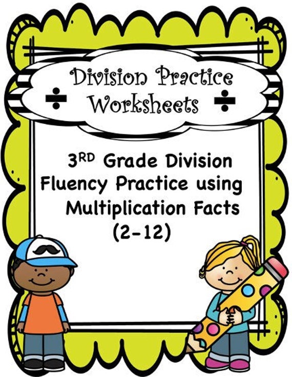 Division Practice For 3rd Grade