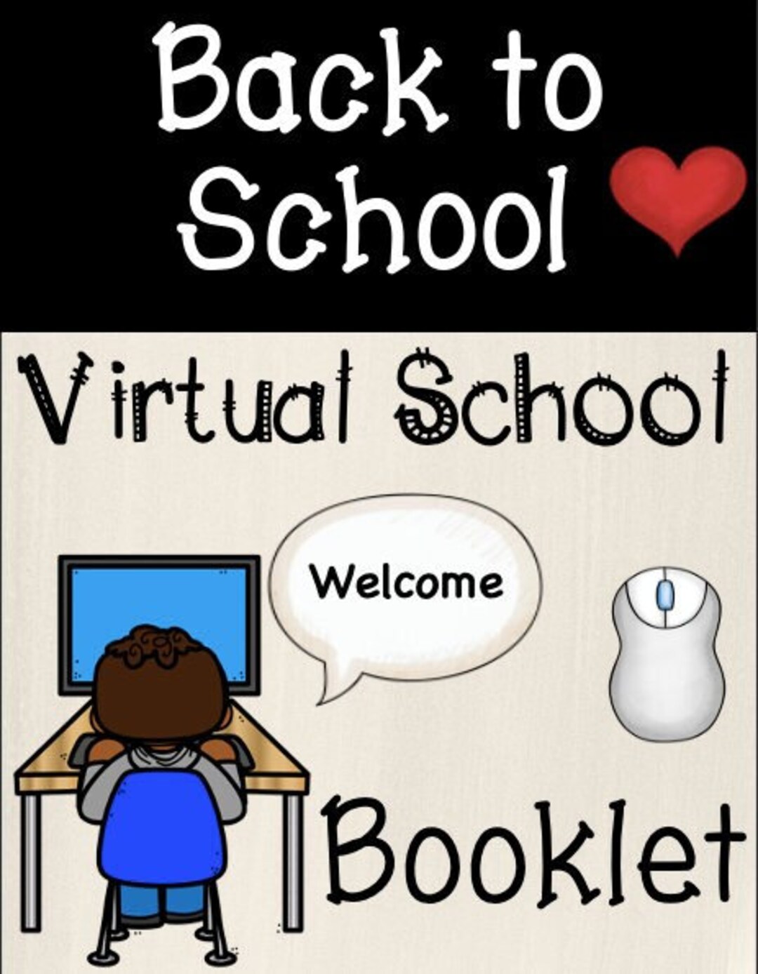 Back to School Virtual School Memory Booklet - Etsy