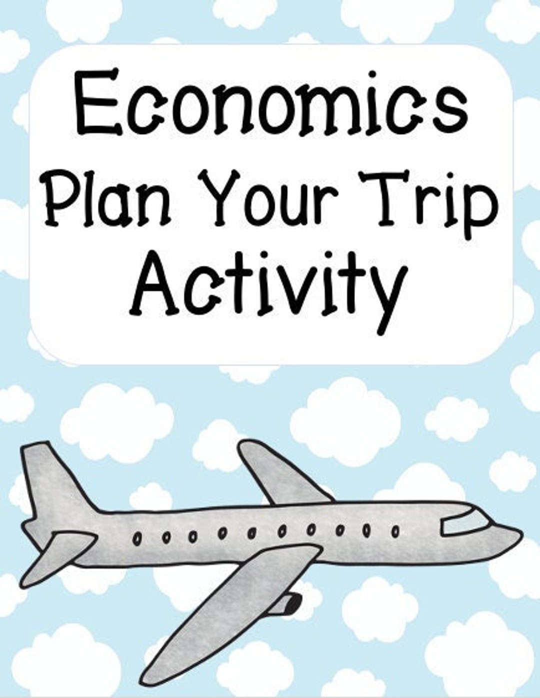 Summer Economics Plan Your Trip Math Activity, Life Skills, Money, Math ...