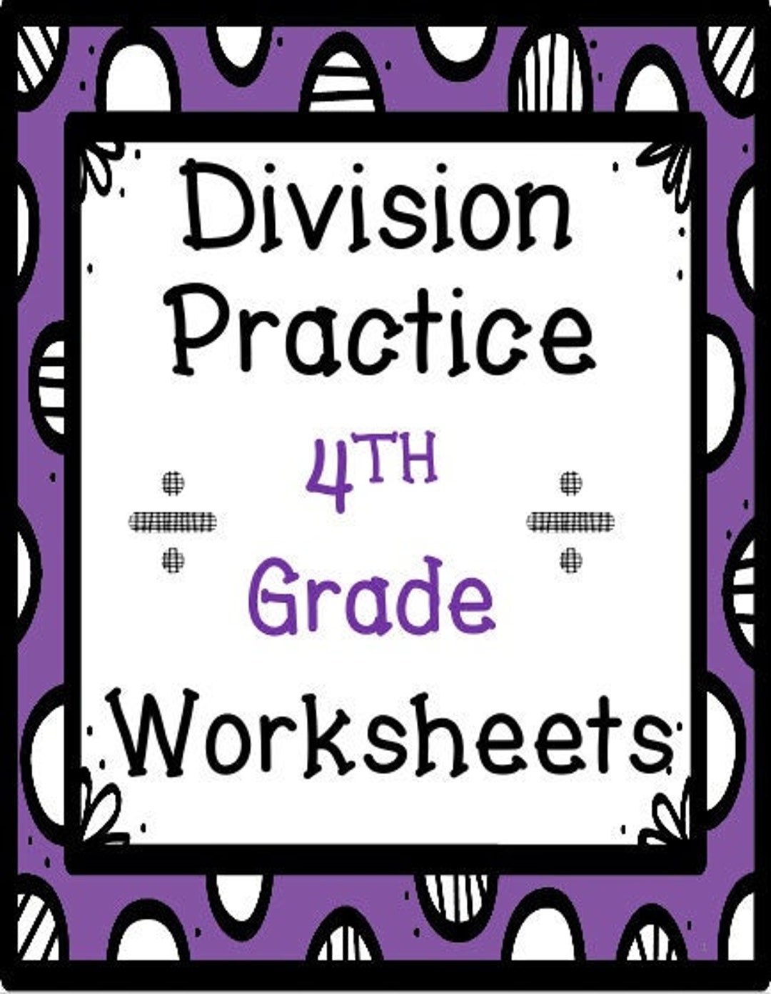 4th Grade Long Division Math Practice Worksheets - Etsy