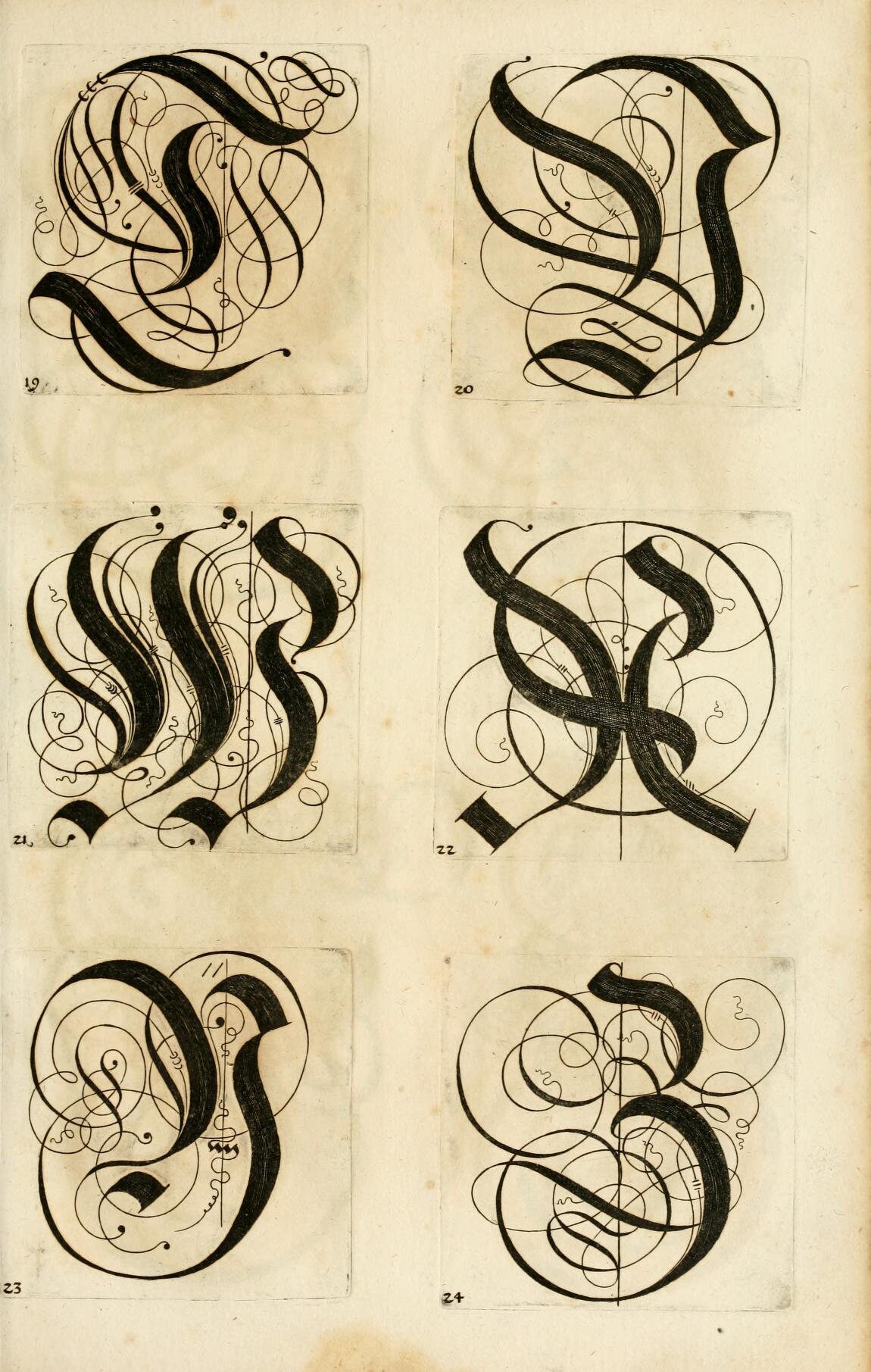 1700's German Alphabet Script - Etsy