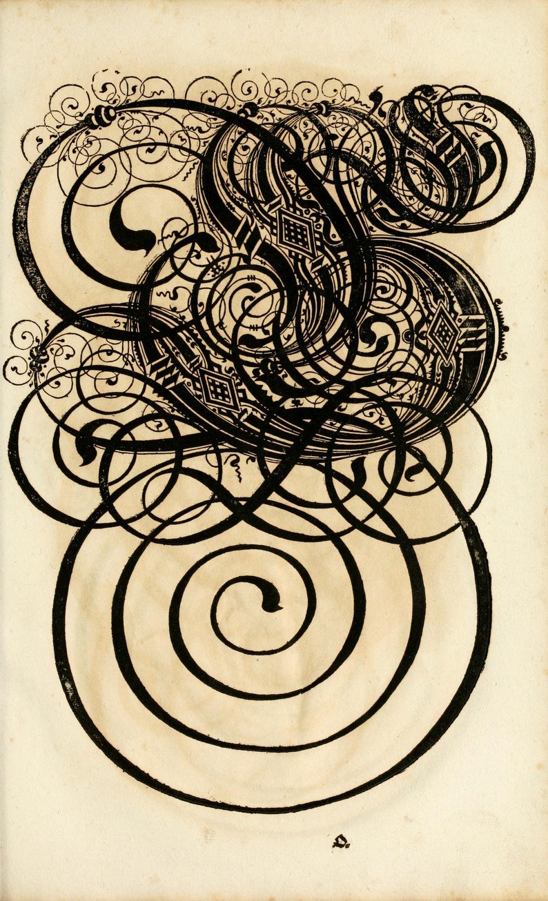 1700's German Alphabet Script Digital - Etsy