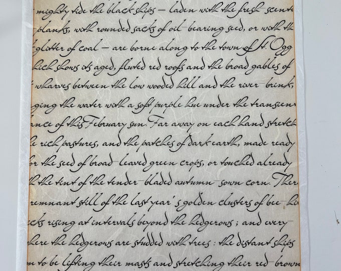 Script Rice Paper - Etsy