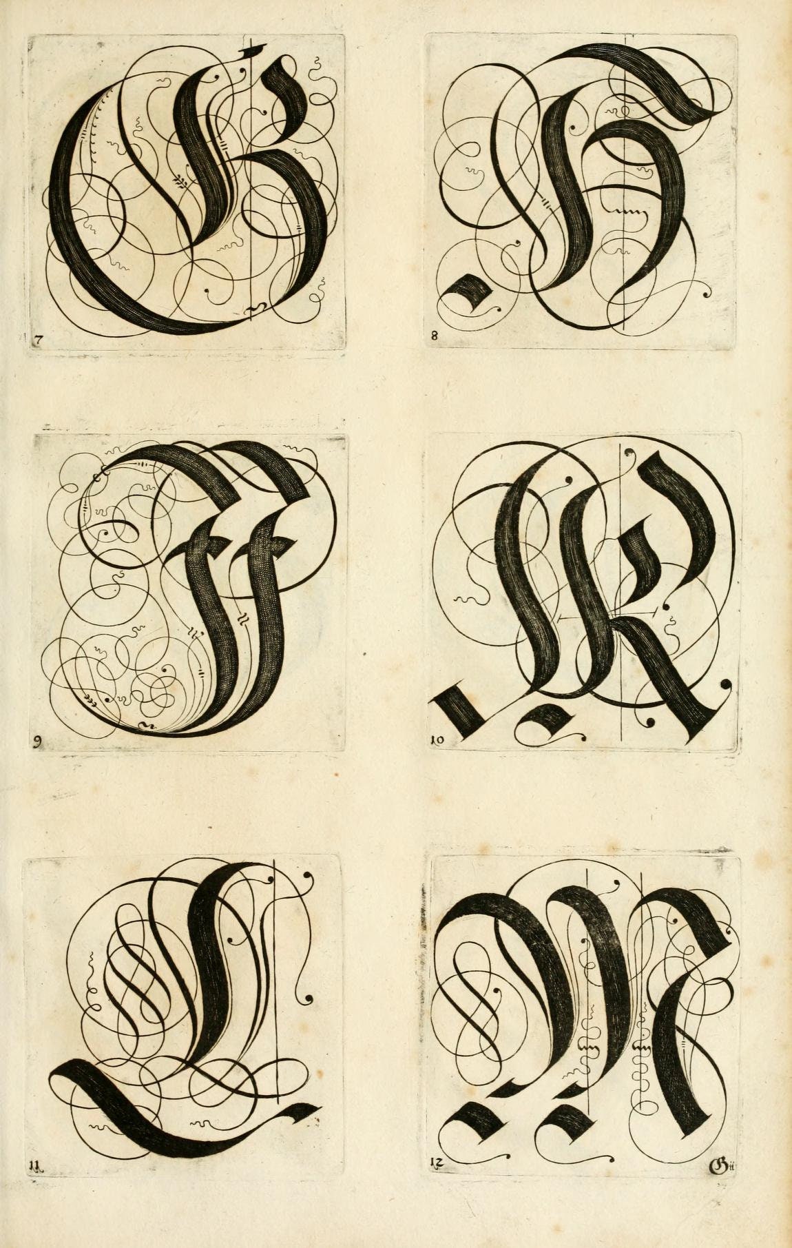 1700's German Alphabet Script Digital - Etsy