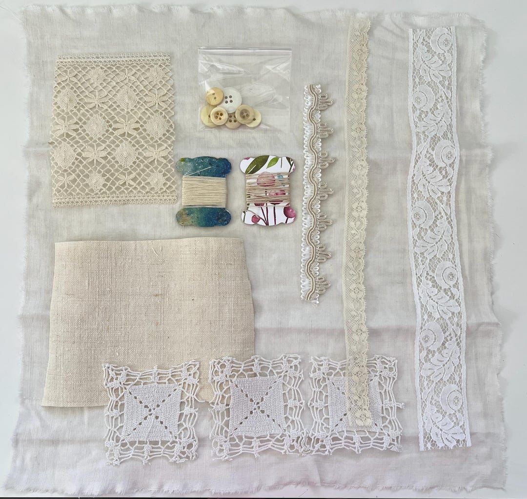 Neutral Slow Stitch Pack Curated From France & Italy - Etsy