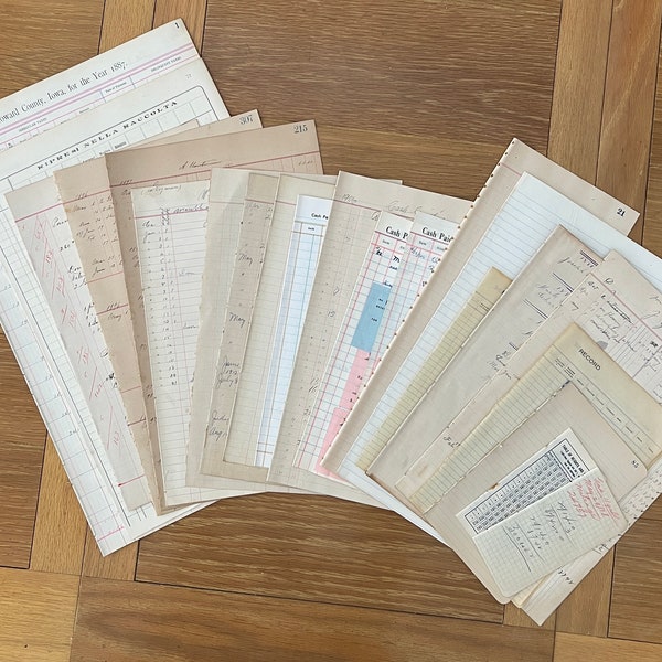Antique Ledger Books - Etsy