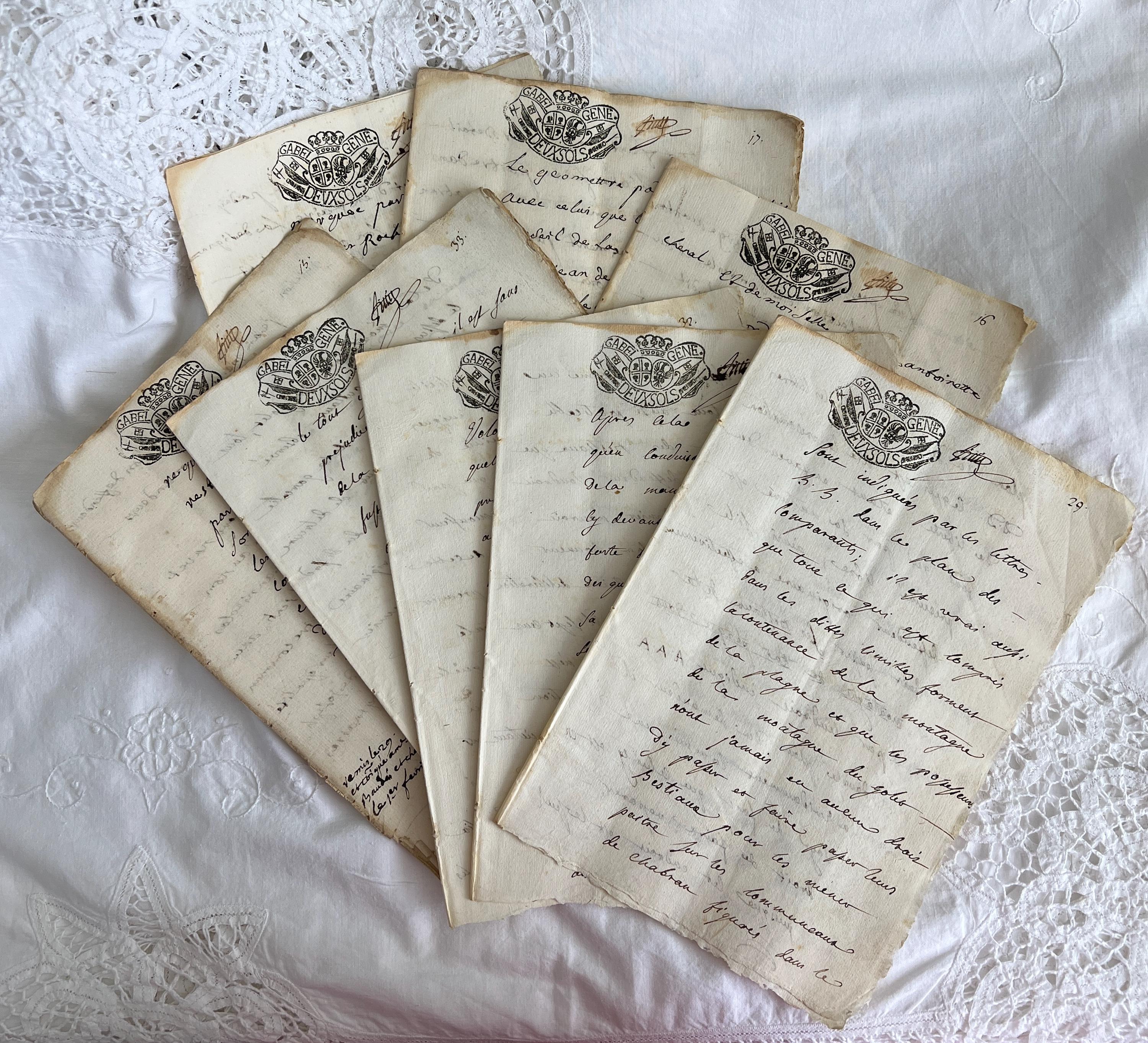 1700's Notarial Document in French Script # 2 - Etsy