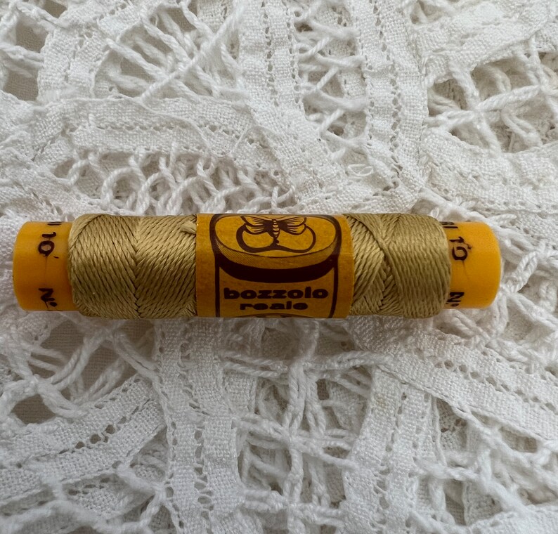 100% Italian Silk Thread 10 Spools and 1 Spool of Italian Cotton Thread ...