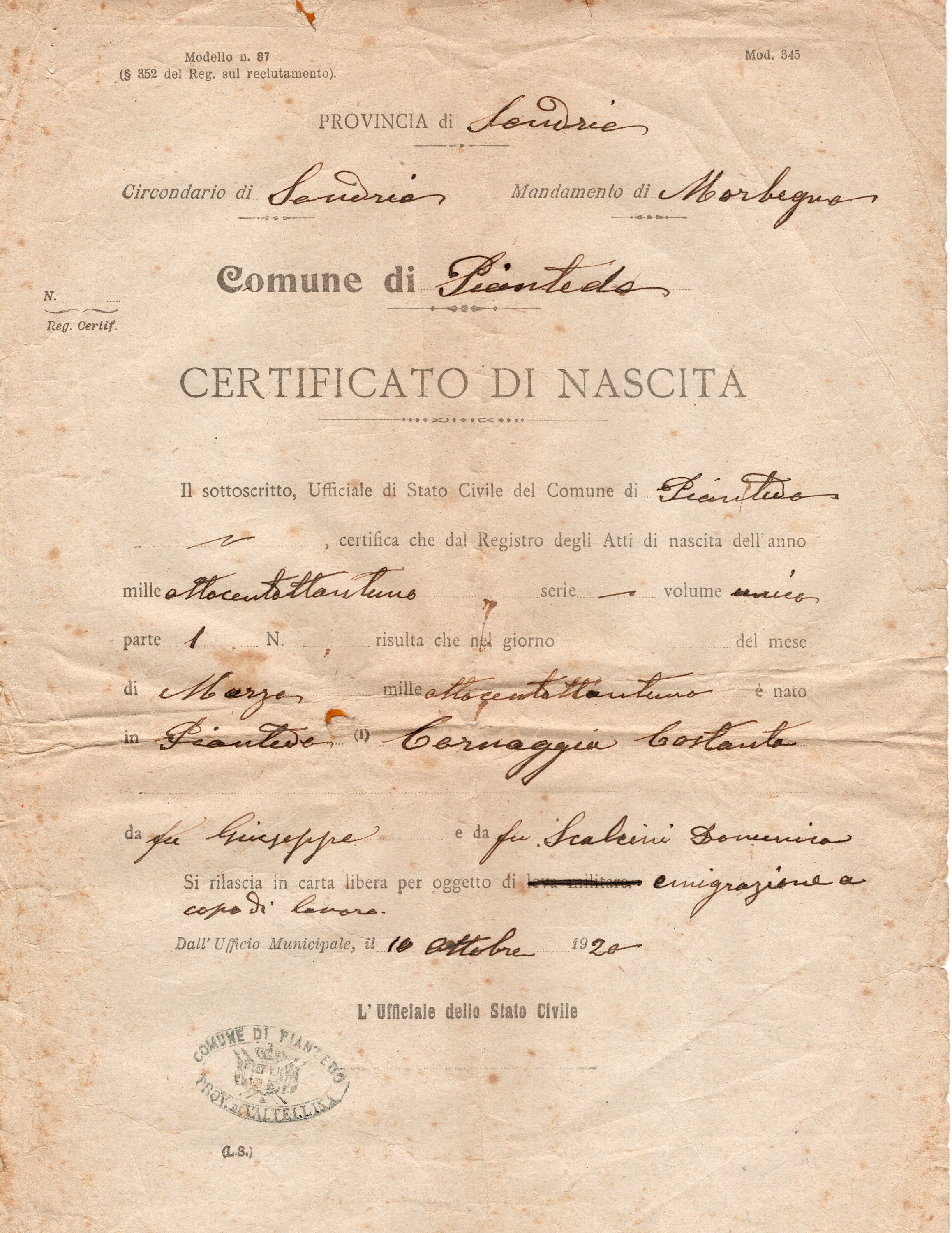 Italian Documents and Letters - Digitals Kit 1 - Etsy