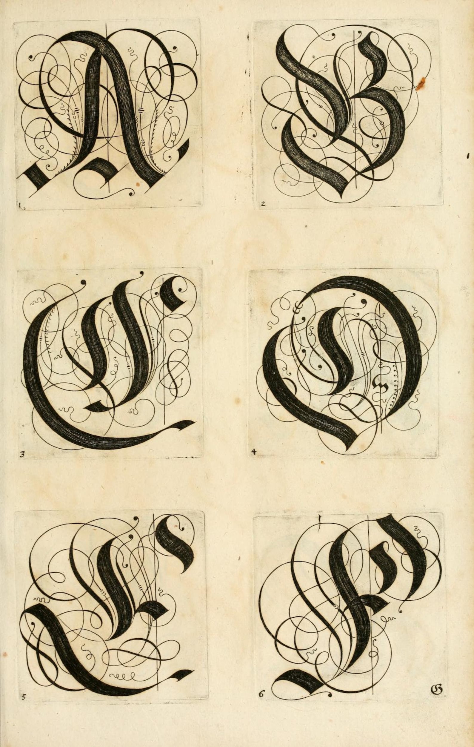 1700's German Alphabet Script Digital - Etsy