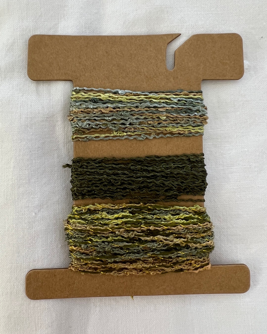 3 Different Green Eyelash/thread/trims - Etsy