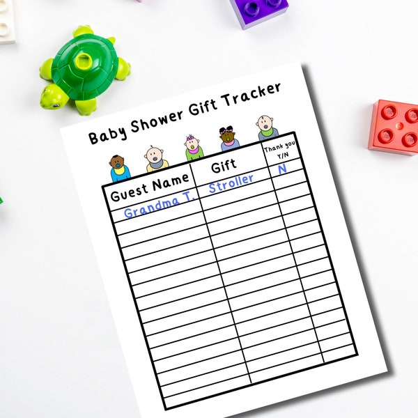 Shower Log Template - Etsy