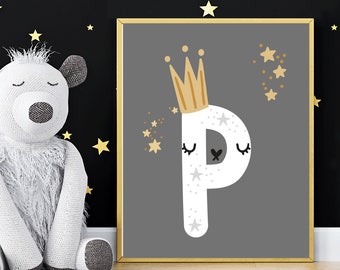 Cute Letter P Print - Etsy