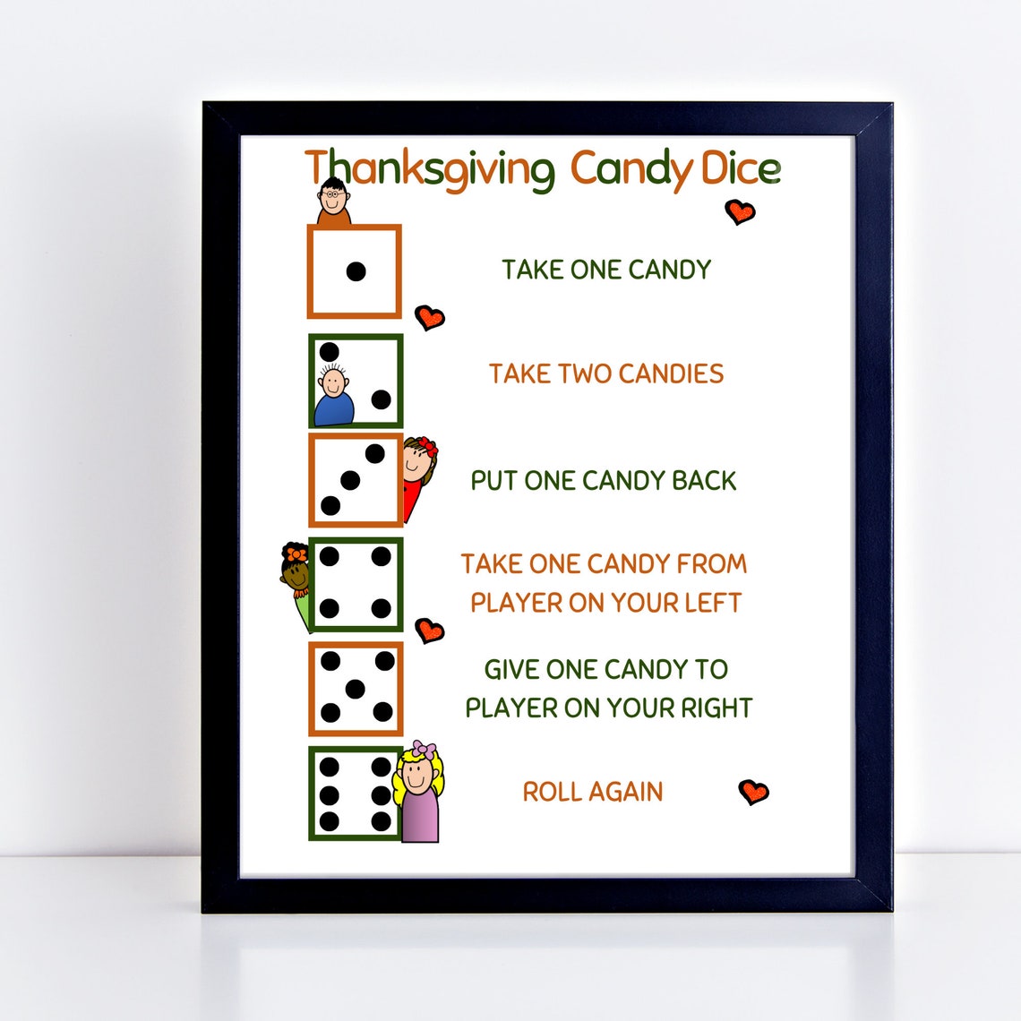 Game Fun Games Kids Candy, Candy Dice Game, Thanksgiving, Game Dice ...