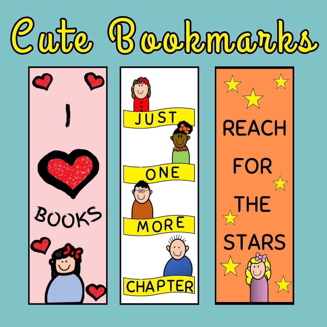 Motivational Quotes Printable Bookmarks for Kids Fun Sayings Reading ...