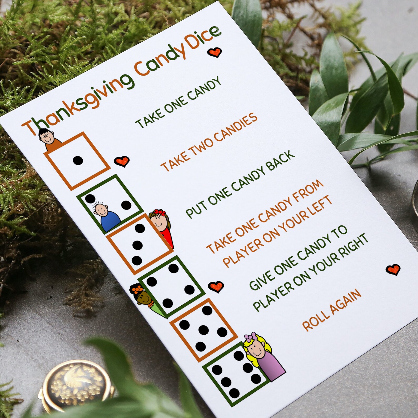Game Fun Games Kids Candy, Candy Dice Game, Thanksgiving, Game Dice ...
