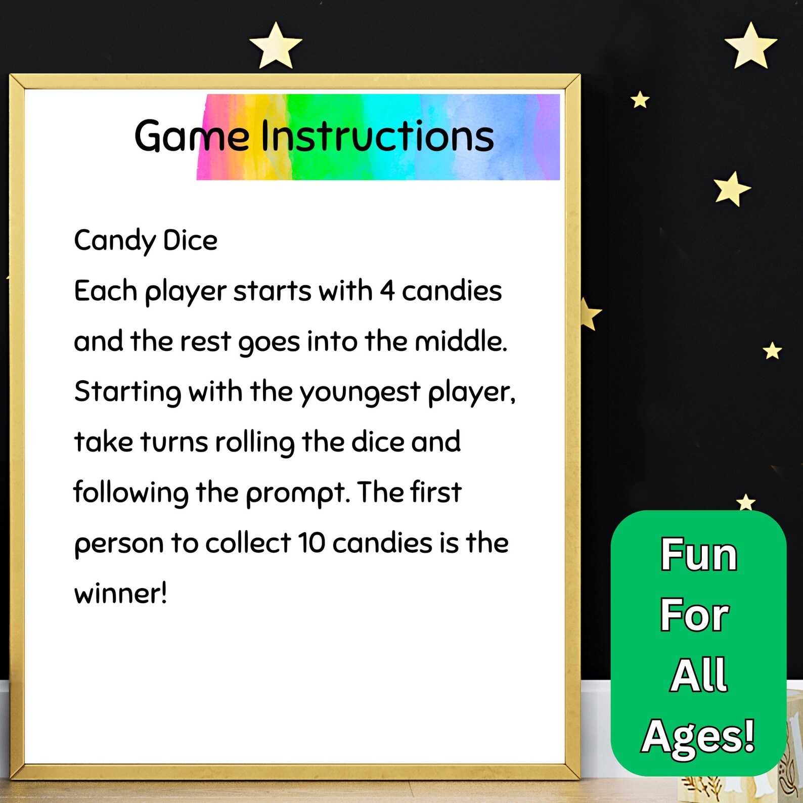 Easter Candy Dice Game Easter Egg Roll Game Group Candy Dice Game ...